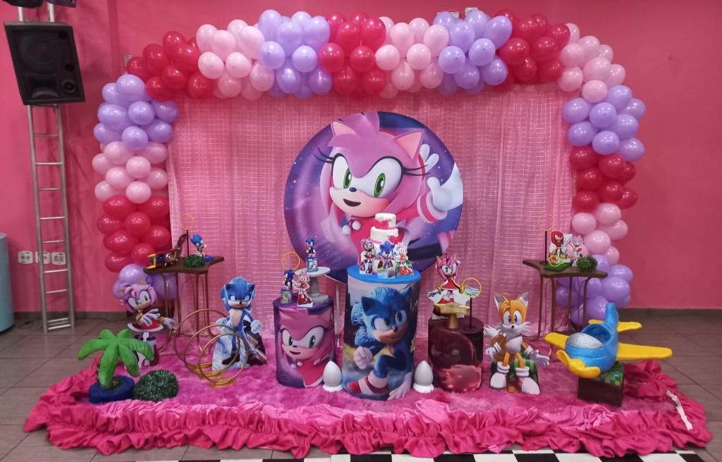 Sonic Rosa Amy Rose – Família Klasse A